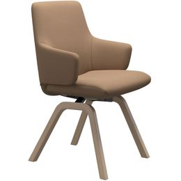 Polsterstuhl stressless, B:58cm H:92cm T:59cm, braun, Microfaser DINAMICA (88% Polyester, 12% Polyurethan), Esszimmer, St&uuml;hle, "Laurel", Low Back mit
