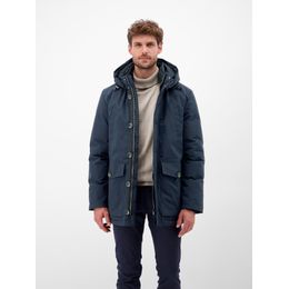 Lerros Herren Wintermantel "Herren Wintermantel mit Kapuze"blau night, Gr. XL, 100% Polyester, M&auml;ntel