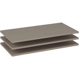 Einlegeboden Rauch, B:98cm H:2,2cm T:50cm, beige, Holzwerkstoff, Einlegeb&ouml;den, "Rauch Stauraum-Erweiterung f&uuml;r Dreht&uuml;renschr&auml;nke", Mehr Platz im