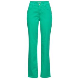 MAC Damen Bequeme Jeans "Stella", gr&uuml;n, Gr. 40, Denim/Jeans, Obermaterial: 91% Baumwolle, 7% Elastomultiester, 2% Elasthan, Jeans, Gerader Beinverlauf
