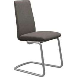 Polsterstuhl stressless, B:53cm H:92cm T:59cm, braun, Microfaser DINAMICA (88% Polyester, 12% Polyurethan), Esszimmer, St&uuml;hle, "Laurel", Low Back,