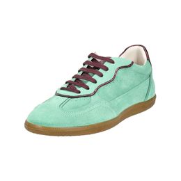 Lazamani Damen Sneaker "Lazamani Sneaker Veloursleder", Gr. 38gr&uuml;n, Veloursleder, Schuhe