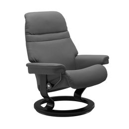 Relaxsessel stressless, B:79cm H:103cm T:73cm, grau, Leder BATICK: BATICK ist ein leicht korrigiertes, durchgef&auml;rbtes und genarbtes M&ouml;belleder, bei