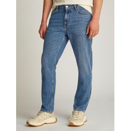 Tommy Jeans Herren Regular-fit-Jeans "DAD JEAN RGLR TPRD", blau, Gr. 30, Denim/Jeans, Obermaterial: 99% Baumwolle, 1% Elasthan, Jeans, mit Logopr&auml;gung