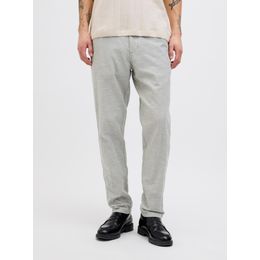 Jack & Jones JACK & JONES Herren Chinohose "JPSTACE SUMMER CHINO PANT SN", gr&uuml;n, Gr. 29, meliert, Web, Obermaterial: 74% Baumwolle, 26% Leinen, Hosen, mit