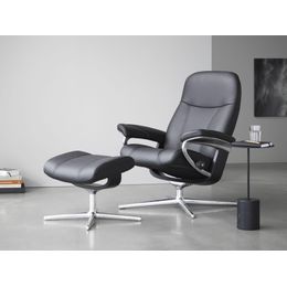 Relaxsessel stressless, B:82cm H:102cm T:72cm, schwarz, Leder BATICK: BATICK ist ein leicht korrigiertes, durchgef&auml;rbtes und genarbtes M&ouml;belleder,