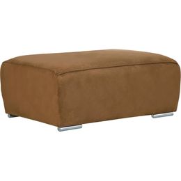 Hocker OTTO HOME, B:100cm H:45cm T:68cm, gelb, Wohnzimmer, Hocker, "BEATRICE mit Wellenfederung, Ma&szlig;e B/T/H: 100/68/45 cm", passend zur