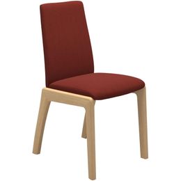 Polsterstuhl stressless, B:57cm H:92cm T:59cm, rot, Microfaser DINAMICA (88% Polyester, 12% Polyurethan), Esszimmer, St&uuml;hle, "Laurel", Low Back,