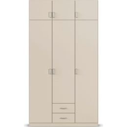 Kleiderschrank Rauch, B:136cm H:248cm T:54cm, beige, Holzwerkstoff, Kinderzimmer, Schr&auml;nke, "Schrank Garderobe W&auml;scheschrank GAMMA in 4 Breiten