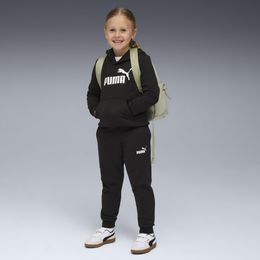 Puma Jungen Jogginganzug "Essentials No.1 Logo Jogginganzug Kinder", schwarz, Gr. 98, Obermaterial: 34% Polyester, 66% Baumwolle. Kapuzenfutter: 100%