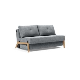 Schlafsofa, B:148cm H:79cm T:98cm, grau, INNOVATION LIVING , Jugendzimmer, Sofas, "Cubed Klappsofa, hochwertige Schlaffunktion, Design und extra