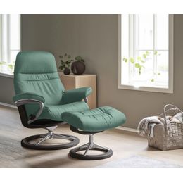 Relaxsessel stressless, B:83cm H:105cm T:74cm, gr&uuml;n, Leder BATICK: BATICK ist ein leicht korrigiertes, durchgef&auml;rbtes und genarbtes M&ouml;belleder, bei