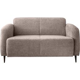 2-Sitzer Home Affaire, B:140cm H:76cm T:90cm, beige, 100% Polyester, Sofas, "Marone"