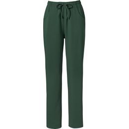 Damen Jerseyhose mit Tunnelzug und Bindeband moos, Gr&ouml;&szlig;e 20