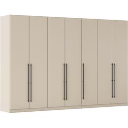 Kleiderschrank Rauch, B:315cm H:210cm T:54cm, beige, Holzwerkstoff, Kinderzimmer, Schr&auml;nke, "Dreht&uuml;renschrank Schrank Garderobe W&auml;scheschrank
