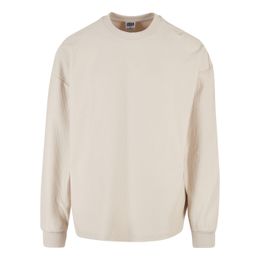 Urban Classics Herren Rundhalspullover "Urban Classics Herren Rib Terry Boxy Crew"softseagrass, Gr. M, unifarben, 100% Baumwolle, Pullover