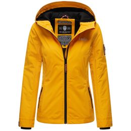 Marikoo Damen Outdoorjacke "Brombeere", gelb, Gr. XS, Obermaterial: 100% Polyester, Innenseite: 100% Polyester, Jacken, sportliche &Uuml;bergangsjacke mit