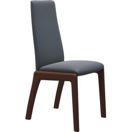 Polsterstuhl stressless, B:57cm H:92cm T:59cm, blau, Leder BATICK: BATICK ist ein leicht korrigiertes, durchgef&auml;rbtes und genarbtes M&ouml;belleder, bei