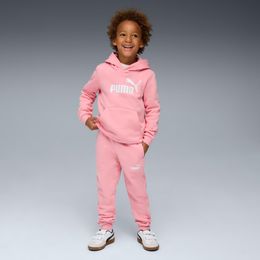 Puma Jungen Trainingsanzug "ESS NO.1 LOGO SWEAT SUIT FL PS"pinkscape, Gr. 122, bedruckt, Fleece, Obermaterial: 66% Baumwolle, 34% Polyester.