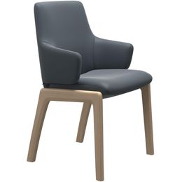 Polsterstuhl stressless, B:58cm H:92cm T:59cm, blau, Leder BATICK: BATICK ist ein leicht korrigiertes, durchgef&auml;rbtes und genarbtes M&ouml;belleder, bei
