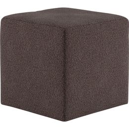 Hocker COTTA, B:40cm H:40cm T:40cm, schwarz, 100% Polyester, Wohnzimmer, Hocker, "Cuby", Sitzw&uuml;rfel, Cube, Sitzhocker