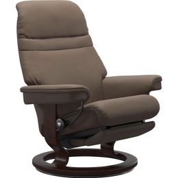 Relaxsessel stressless, B:88cm H:103cm T:78cm, braun, Leder BATICK: BATICK ist ein leicht korrigiertes, durchgef&auml;rbtes und genarbtes M&ouml;belleder, bei
