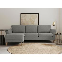Ecksofa Home Affaire, B:242cm H:88cm T:152cm, grau, 85% Polypropylene, 15% Polyester, Wohnzimmer, Sofas, "MARSEILLE (242/152cm),L-Form, Rec.