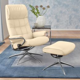 Relaxsessel stressless, B:80cm H:116cm T:71cm, beige, Leder BATICK: durchgef&auml;rbtes und genarbtes M&ouml;belleder;Leder PALOMA: PALOMA ist ein