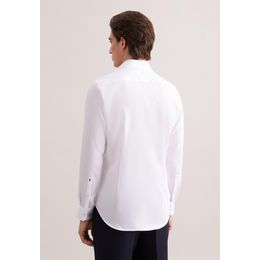 Seidensticker Herren Businesshemd "Schwarze Rose"wei&szlig;, Gr. 42, unifarben, 100% Baumwolle, Hemden, Slim 1/1 Extra lang Kentkragen Uni