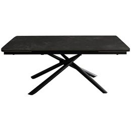 Esstisch Home Affaire, B:180cm H:77cm T:90cm, schwarz, Tische, "Pietra"