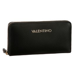 Valentino Handbags VALENTINO BAGS Damen Geldb&ouml;rse "BRIXTON", schwarz, Lederimitat, Kleinlederwaren, Damen, Geldbeutel, Portemonnaie mit umlaufendem Rei&szlig;verschluss