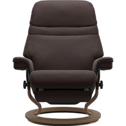 Relaxsessel stressless, B:79cm H:103cm T:78cm, braun, Leder BATICK: BATICK ist ein leicht korrigiertes, durchgef&auml;rbtes und genarbtes M&ouml;belleder, bei