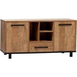 Anrichte OMG DESIGN, B:180cm H:90cm T:45cmold teak, Melamin, K&uuml;che, Sideboards, "Malaga", in zwei Ausf&uuml;hrungen