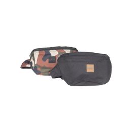 Urban Classics Mini Bag "Urban Classics Unisex Hip Bag 2-Pack", onesizeschwarz, rustycamo, Taschen