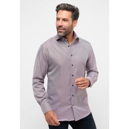 Eterna Herren Langarmhemd "MODERN FIT"dunkelrot, Gr. 43, Twill, 100% Baumwolle, Hemden, NON IRON (b&uuml;gelfrei)