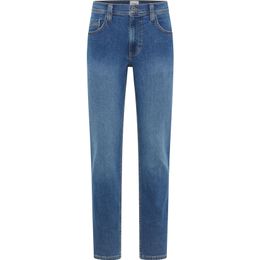 Mustang Herren Stretch-Jeans "Style Washington Straight"medium middle 14, Gr. 40, Denim/Jeans, Obermaterial: 99% Baumwolle, 1% Elasthan, Jeans