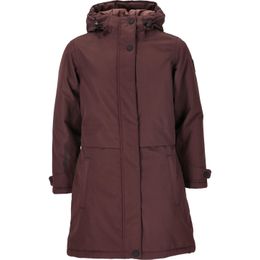 WHISTLER M&auml;dchen Parka "Mullie jr", braun, Gr. 164, mehrfarbig, 100% Polyester, Jacken, mit verstellbarer Kapuze
