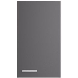 H&auml;ngeschrank KOCHSTATION, B:40cm H:70,4cm T:34,6cm, grau, K&uuml;che, Schr&auml;nke, "KS-Lucy", Breite 40 cm, mit 1 T&uuml;r, 2 Einlegeb&ouml;den, Soft-Close