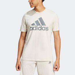 Herren T-Shirt "M BL SJ T", grau, Gr. XXXL, adidas Sportswear, Obermaterial: 100% Baumwolle, Shirts, Kurzarm, f&uuml;r Fitness und Freizeit, mit gro&szlig;em