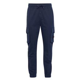 11 Project Herren Jogginghose "Jogginghose PRSidone", blau, Gr. L, Obermaterial: 50% Baumwolle CO. 50% Polyester PES., Hosen
