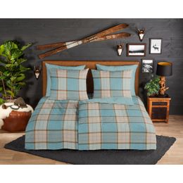 Wendebettw&auml;sche Good Morning, bunt, Biber, Obermaterial: 100% Baumwolle, Bettw&auml;sche, "Jaccos", Biber, 135x200, Winter, Warm, Rei&szlig;verschluss,