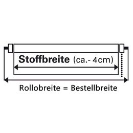 Doppelrollo K-home, B:55cm H:200cm, braun, Polyester, Rollos, "mit sch&ouml;nen Farbverlauf"