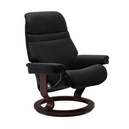 Relaxsessel stressless, B:75cm H:100cm T:73cm, schwarz, Leder BATICK: BATICK ist ein leicht korrigiertes, durchgef&auml;rbtes und genarbtes M&ouml;belleder,