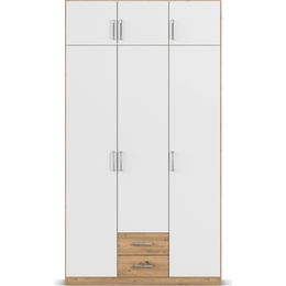 Kleiderschrank Rauch, B:136cm H:248cm T:54cm, wei&szlig;, Holzwerkstoff, Kinderzimmer, Schr&auml;nke, "Schrank Garderobe W&auml;scheschrank GAMMA in 4 Breiten 91-226