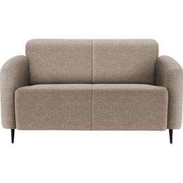 2-Sitzer Home Affaire, B:140cm H:76cm T:90cm, grau, Struktur fein 100% Polyester;Luxus-Microfaser weich 100% Polyester, Sofas, "Marone"