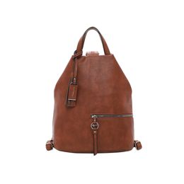 Tamaris Damen Rucksack "Rucksack TAS Nele", braun, Obermaterial: 60% Polyurethan PU. 40% Polyester PES., Rucks&auml;cke