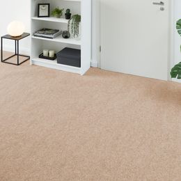 ANDIAMO Teppichboden "Milo, Nadelfilz, Made in Belgium", B : 200cm 1 Stk., 2,5mm, L: 1.000cm, beige, Schlafzimmer, Teppiche, Uni Farben, Breite 100