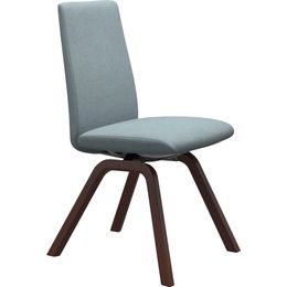 Polsterstuhl stressless, B:49cm H:92cm T:59cm, blau, Microfaser DINAMICA (88% Polyester, 12% Polyurethan), Esszimmer, St&uuml;hle, "Laurel", Low Back,