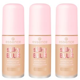 Essence Damen Foundation "Silky BLUR HYDRATING LONGWEAR FOUNDATION", 90mlnatur, Teint-Kosmetika