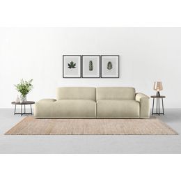 Big-Sofa Trendmanufaktur, B:277cm H:72cm T:107cm, silber, 100% Polyester, Sofas, "Braga, mit hochwertigem Kaltschaum, Megasofa, in Cord erh&auml;ltlich",
